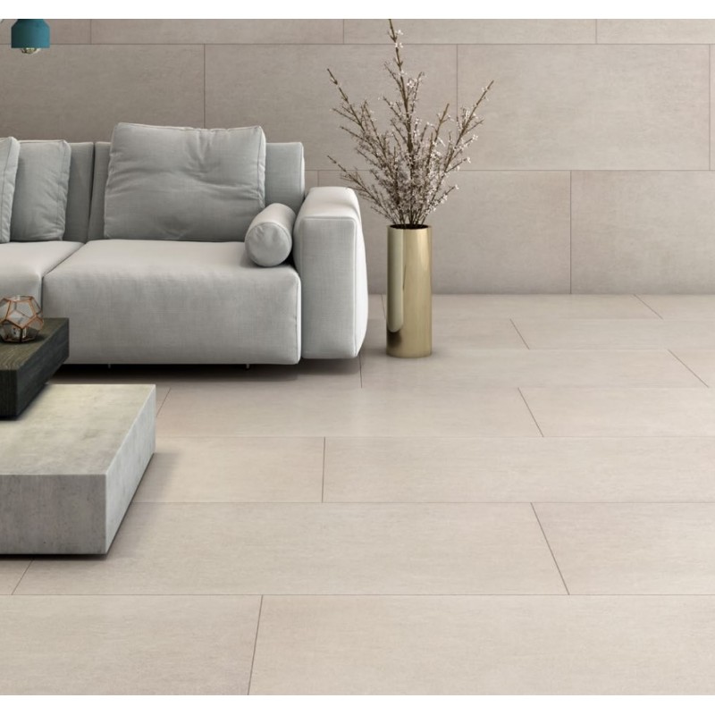 City Stone Bone 60x120 Porcelain Tiles | Matt Finish, Durable Flooring